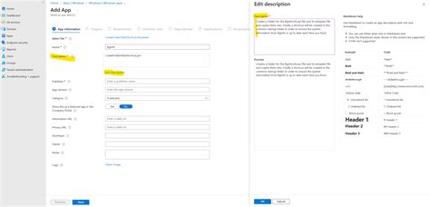 Set Up And Deploy Bginfo From Sysinternals By Using Microsoft Intune