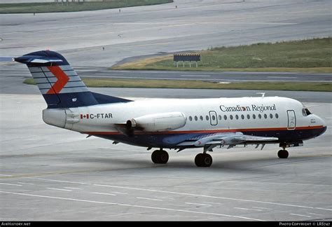 Aircraft Photo Of C Ftar Fokker F28 1000 Fellowship Canadian Regional Airlines Airhistory