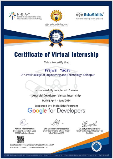 Androiddevelopment Virtualinternship Linkedinlearning Prajwal Yadav