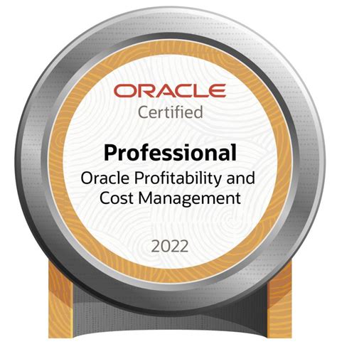 Deeksha Gupta On Linkedin Oracle Profitability And Cost Management 2022 Certified