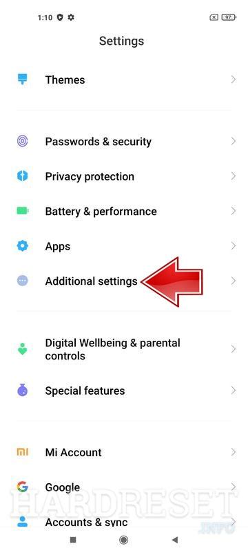Developer Options XIAOMI Mi 11 Lite