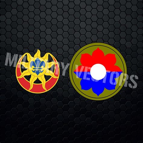 9th Infantry Division Patch Etsy