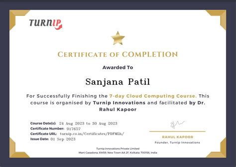 Sanjana Patil On Linkedin I Recently Completed A Comprehensive Cloud