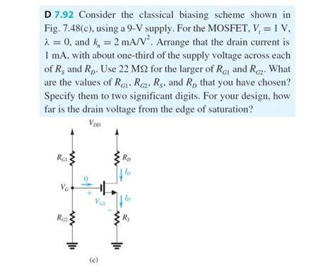 Solved Consider That Classical Biasing Scheme Shown In Fig Chegg