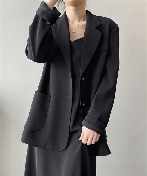 타이엔 오버핏 블레이저 자켓