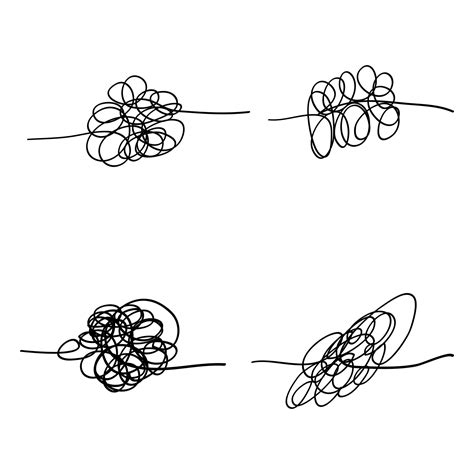 Abstract Hand Drawn Scribble Doodle Vector Art At Vecteezy