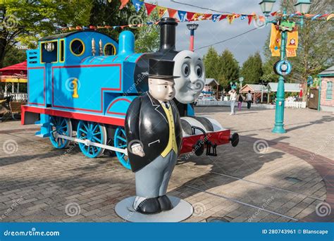 Thomas And Fat Controller Or Sir Topham Hatt At Fuji Q Highland