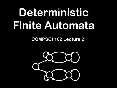 Ppt Simple Deterministic Finite Automaton Explained In Two Minutes