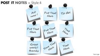 Post It Notes Style 4 Powerpoint Presentation Slides PPT Images Gallery PowerPoint Slide