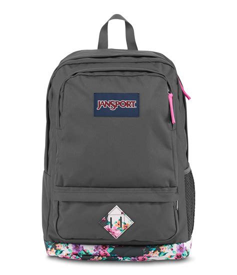 Buy Jansport All Purpose Laptop Backpack Multi Grey Floral Flourish