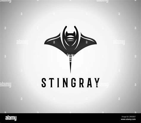 Stingray Logo Character Design Template Stock Vector Image And Art Alamy