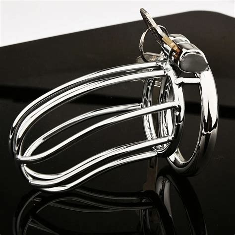 Heavy Duty Stainless Steel Chastity Device 75mm Cage Slimline Belt