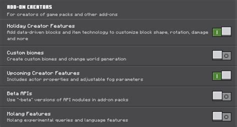 Craftable Builds Minecraft Addon