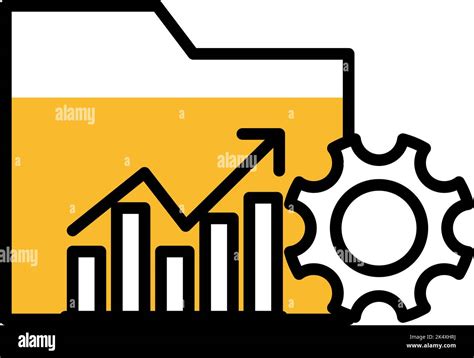 Data Analysis Illustration Vector On A White Background Stock Vector