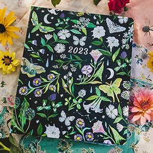 Katie Daisy 2023 Hardcover Deluxe Planner 75 X 9 Closed