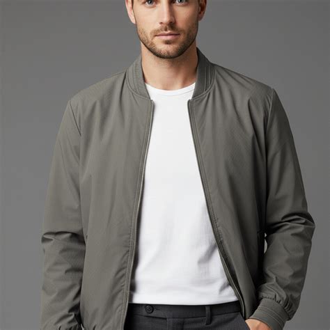 Unique Self Textured Imported Light Weight Jacket In Sage Turbo