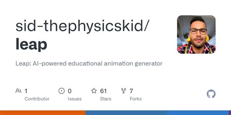 Github Sid Thephysicskid Leap Leap Ai Powered Educational Animation Generator