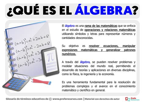 Qué Es El Álgebra Definición De Álgebra
