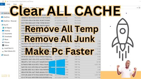 How To Clear ALL CACHE JUNK From Windows Windows Easy Way YouTube
