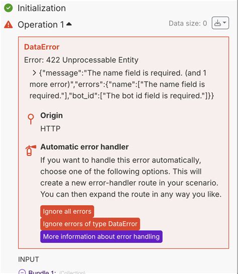 Error 422 Unprocessable Entity Many Chat Integration How To Make Community