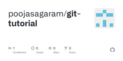 GitHub Poojasagaram Git Tutorial