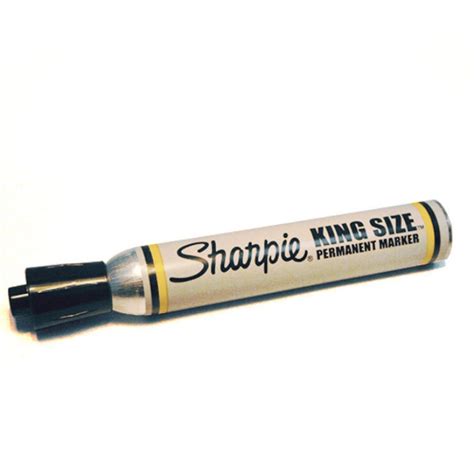 Cansel Sharpie King Size Permanent Marker Large Chisel Tip Black