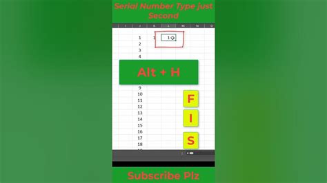 Excel Serial Number Type Just Second Advancedexcel Excel