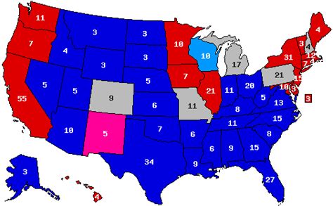 Mccain Vs Obama County Map