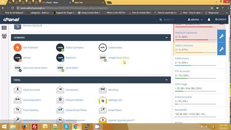 how to create a subdomain via cpanel youtube