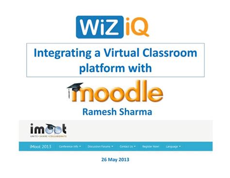 Integrating Virtual Classroom Platform With Moodle Lms Pdf