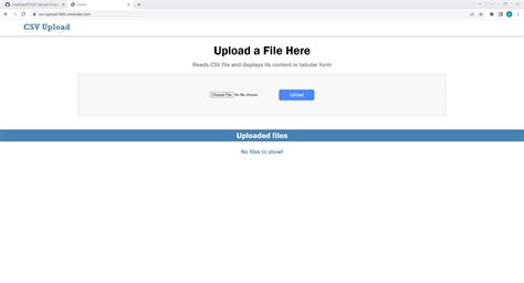 github mdadnan07 csv upload a website where we can upload csv files