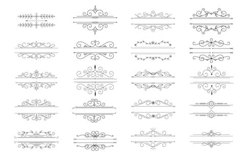Premium Vector Ornate Frames And Scroll Elements Design