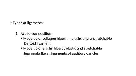 Joints And Ligament With Various Types Of Joints Pptx