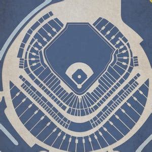 Tampa Bay Rays Tropicana Field Stadium Map Modern Mlb Print Digital Download Etsy