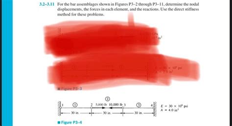 Solved 3 2 3 11 For The Bar Assemblages Shown In Figures