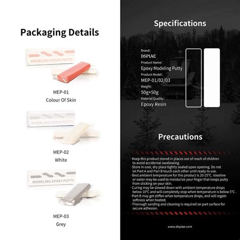 Dspiae Epoxy Modeling Putty Hobbies And Toys Stationery And Craft Craft Supplies And Tools On Carousell
