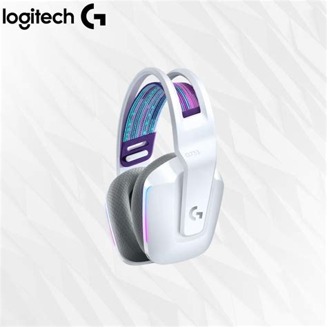 Logitech G733 Lightspeed Wireless Rgb Gaming Headset White Darklight