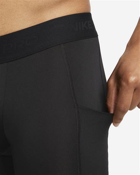 Nike Pro Mens Dri Fit Fitness Long Shorts Nike Pt