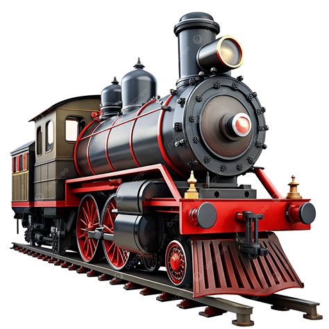 Side Train Engine Clip Art