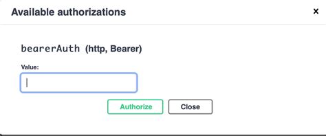 Simple Implementation Of Jwt Authorisation Scheme With Swagger Docs