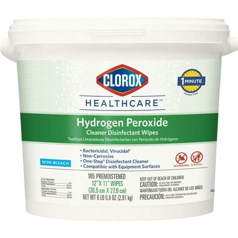 Clorox Healthcare Hydrogen Peroxide Disinfectant Wipes 185 Count Hsafsa Eligible