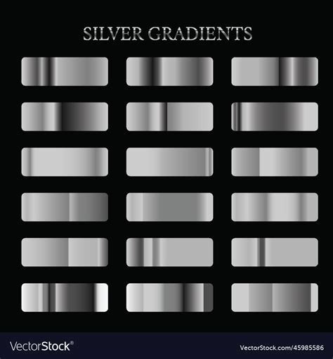 Silver Gradient Free Download Royalty Free Vector Image