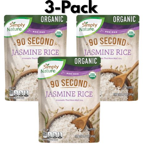 Simply Nature 90 Second Jasmine Rice 3 Pcs 8 8 Oz
