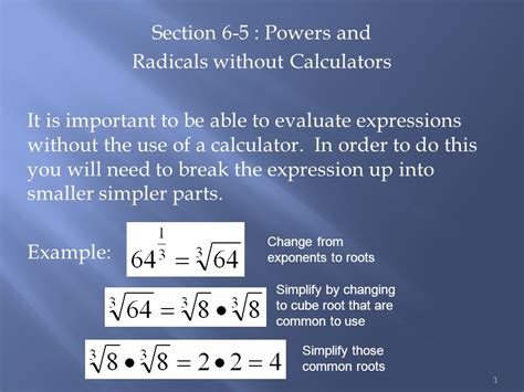 Simplify Radical Expressions Calculator
