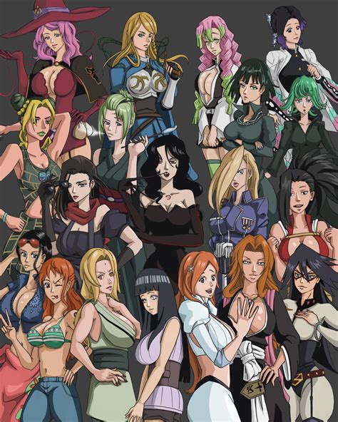 Some Anime Women By Wanderagro893 On Deviantart