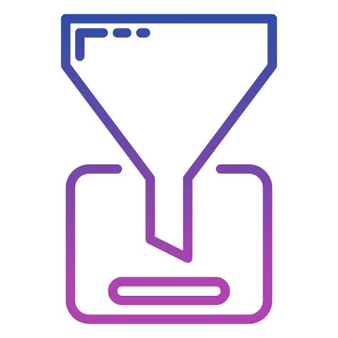 Filter Generic Gradient Outline Icon