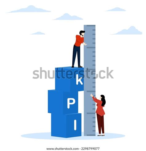 Kpi Concept Key Performance Indicator Measurement Stock Vector Royalty Free