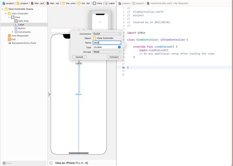 【swift】storyboardにuiパーツを設置する Ios Qiita