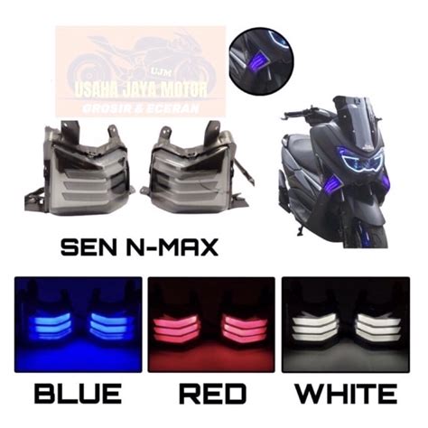 Jual Sein Depan Nmax Old 2 Mode Lampu Sen Depan Led Nmax 2015 2019 Bisa Shopee Indonesia