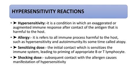 Hypersensitivity Type 1 Reaction With Classification Pptx